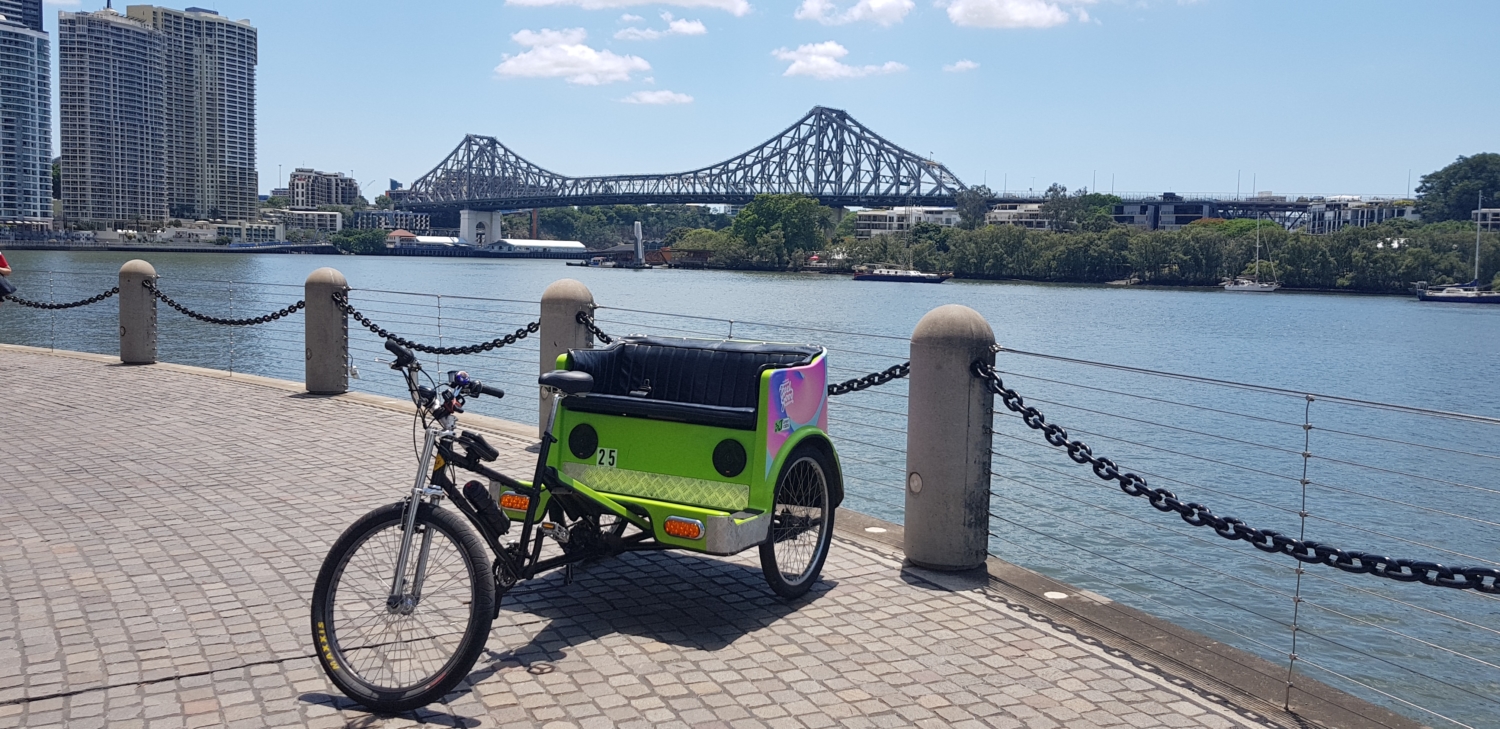 Brisbane Pedicabs - Green Cabs - Eco Friendly Public Transportation